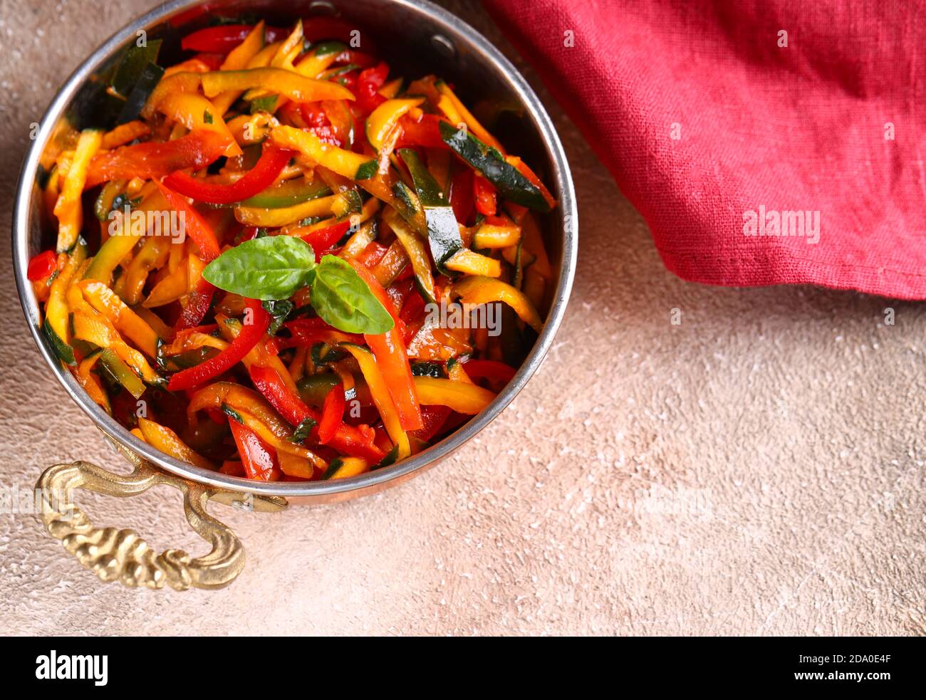 traditional indian food green curry lamb and jam salad Stock Photo - Alamy