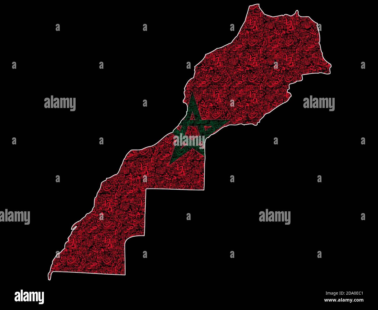 Map of morocco hi-res stock photography and images - Alamy