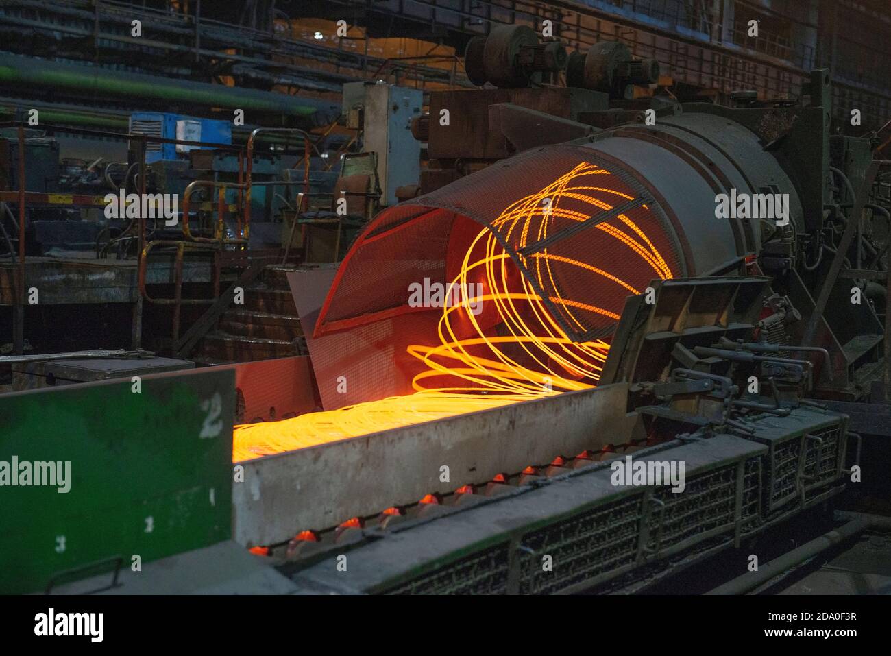 Metallurgical production pipe fittings plant hi-res stock photography ...
