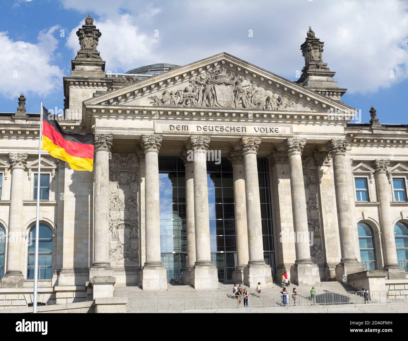 The Reichstag building in Berlin: German parliament Stock Photo - Alamy