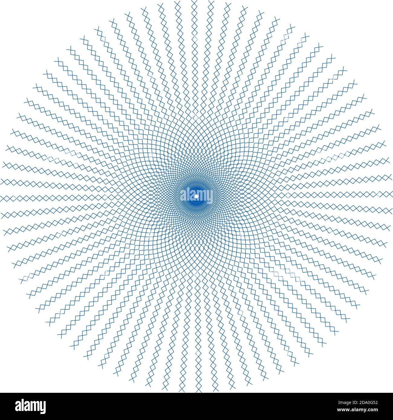 Guilloche Pattern Rosette for certificate or other security papers ...