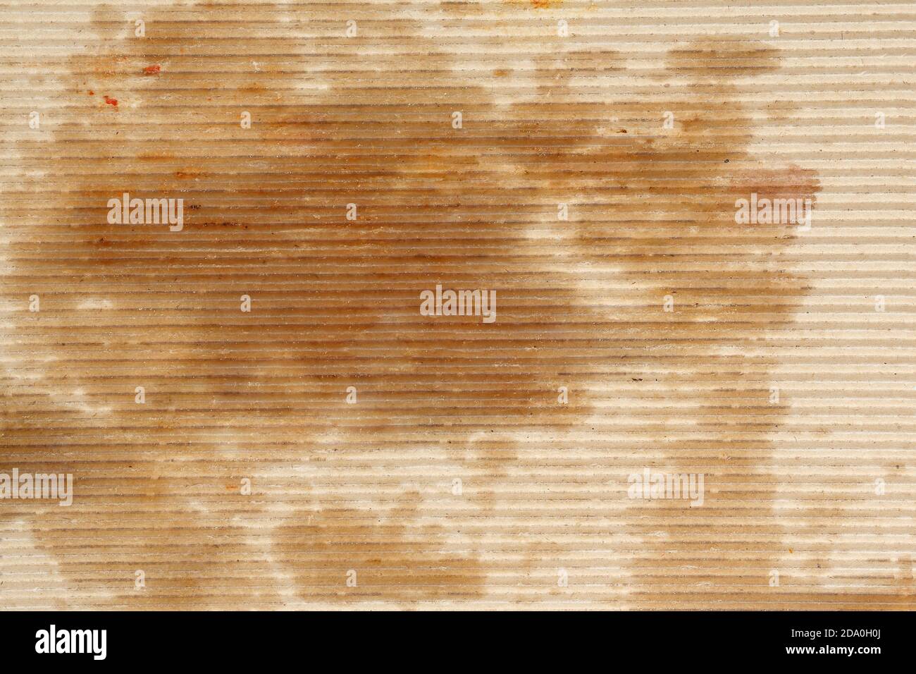 corrugated cardboard with oil stains from pizza box Stock Photo - Alamy