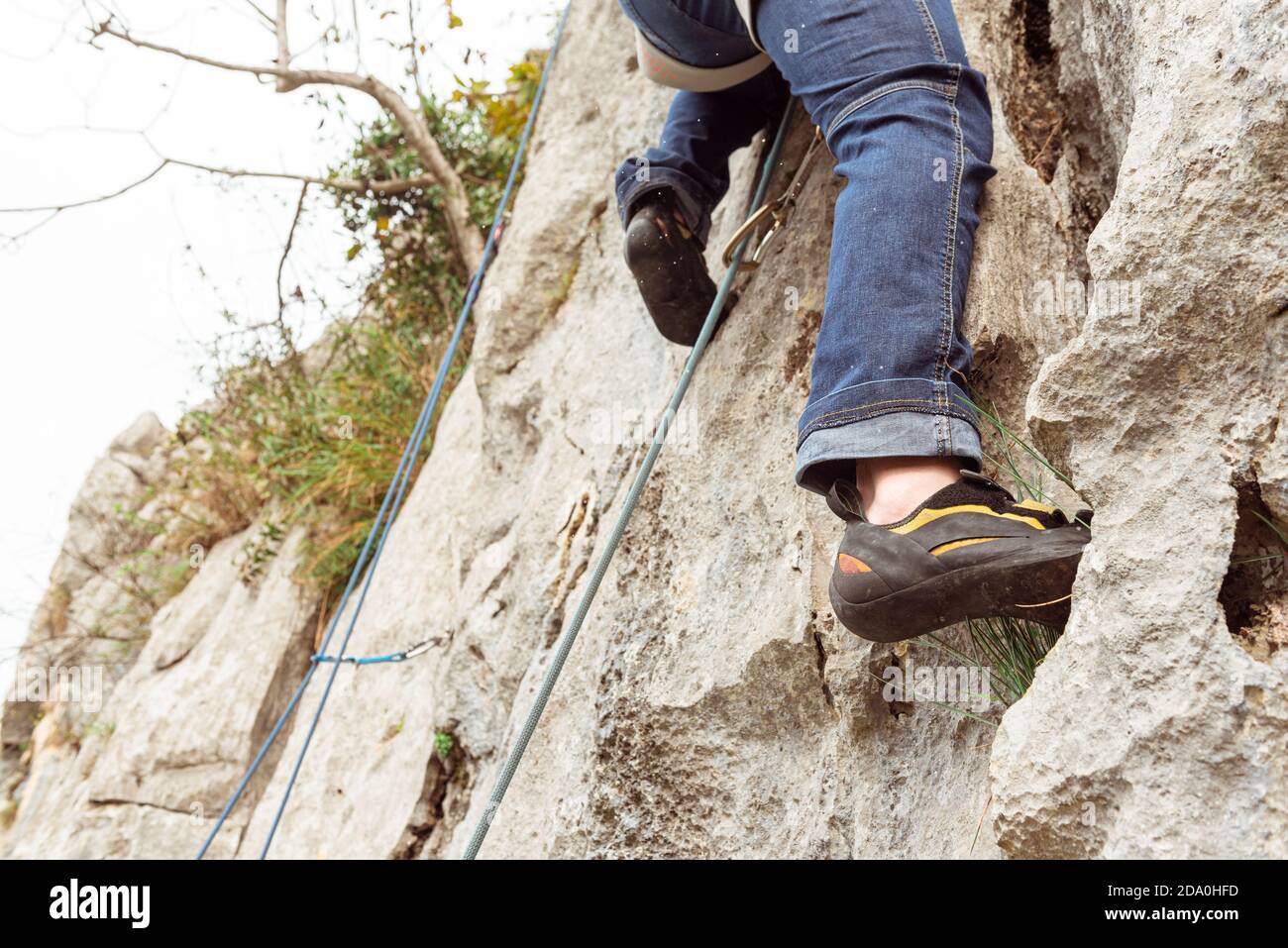 Practice mountain climbing hi-res stock photography and images - Alamy