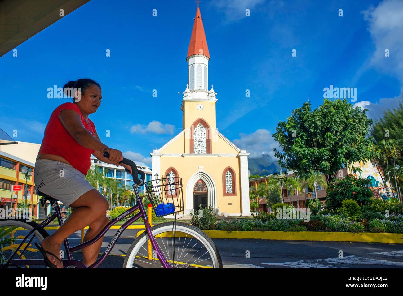 Cathedral of Our Lady of the Immaculate Conception of Papeete, Tahiti ...