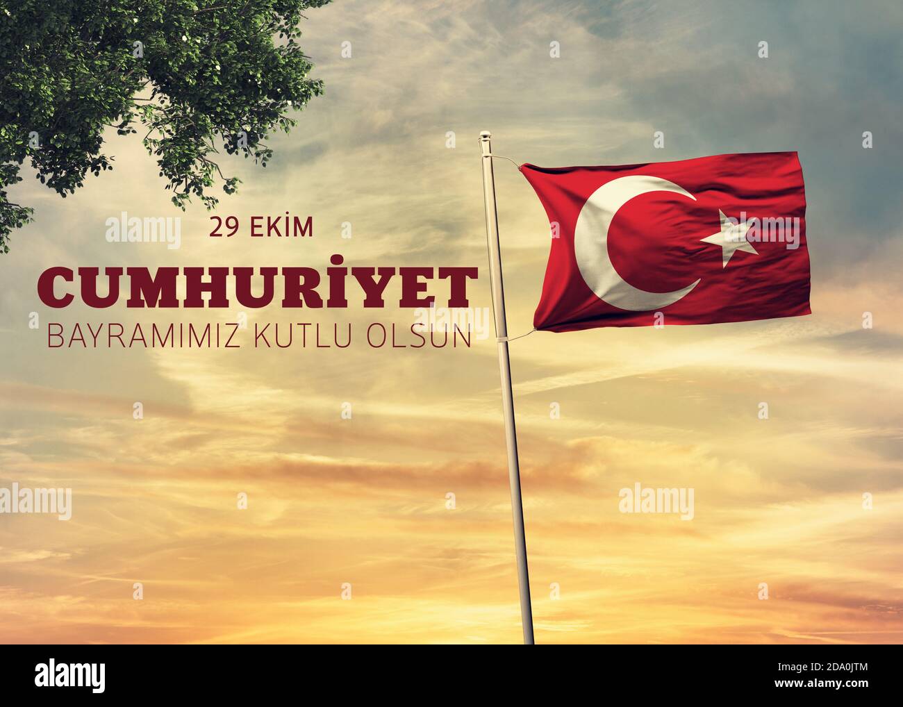 Turkey and Turkish Flag important days Stock Photo - Alamy