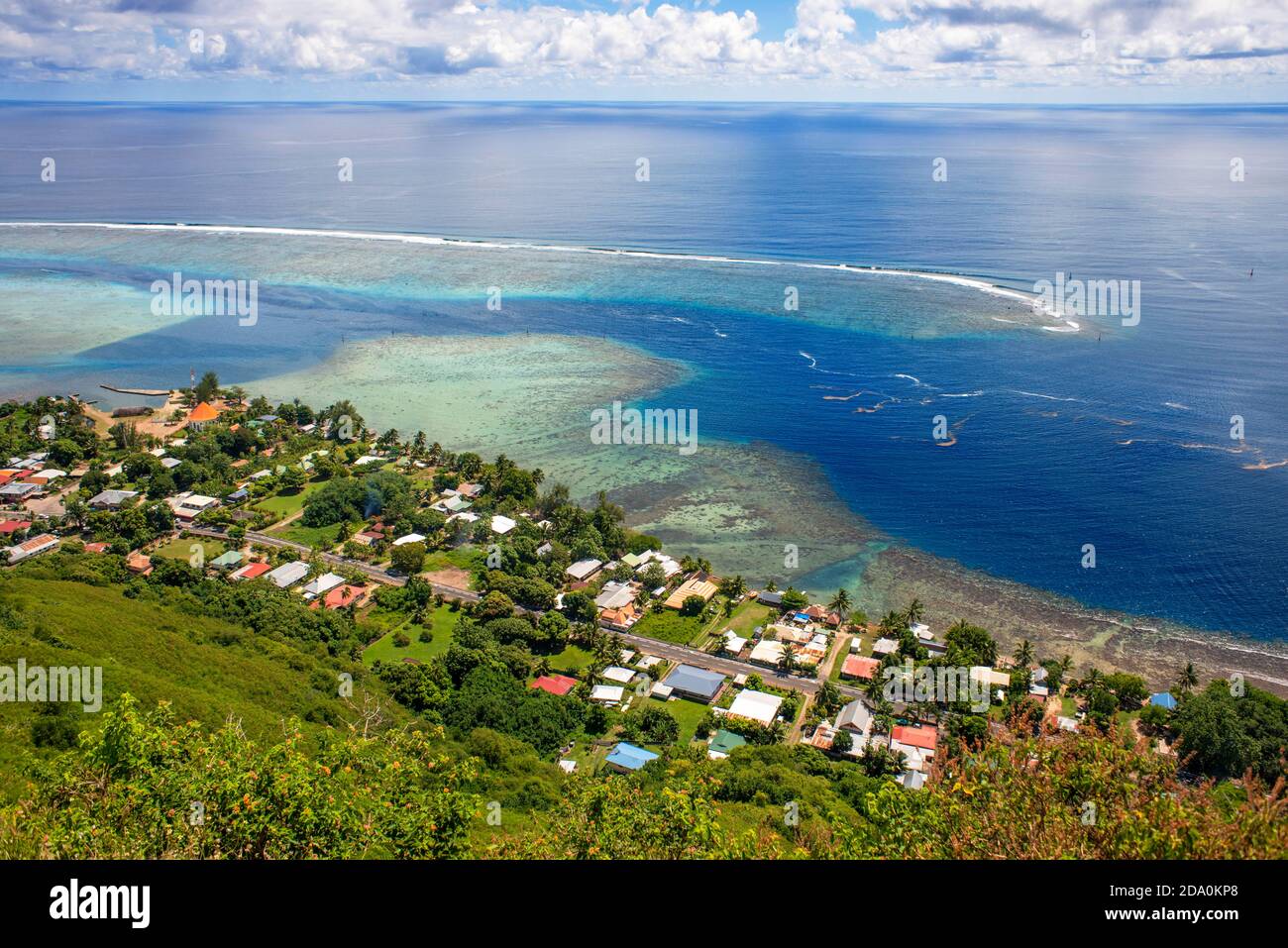 Moorea island aerial view hi-res stock photography and images - Alamy