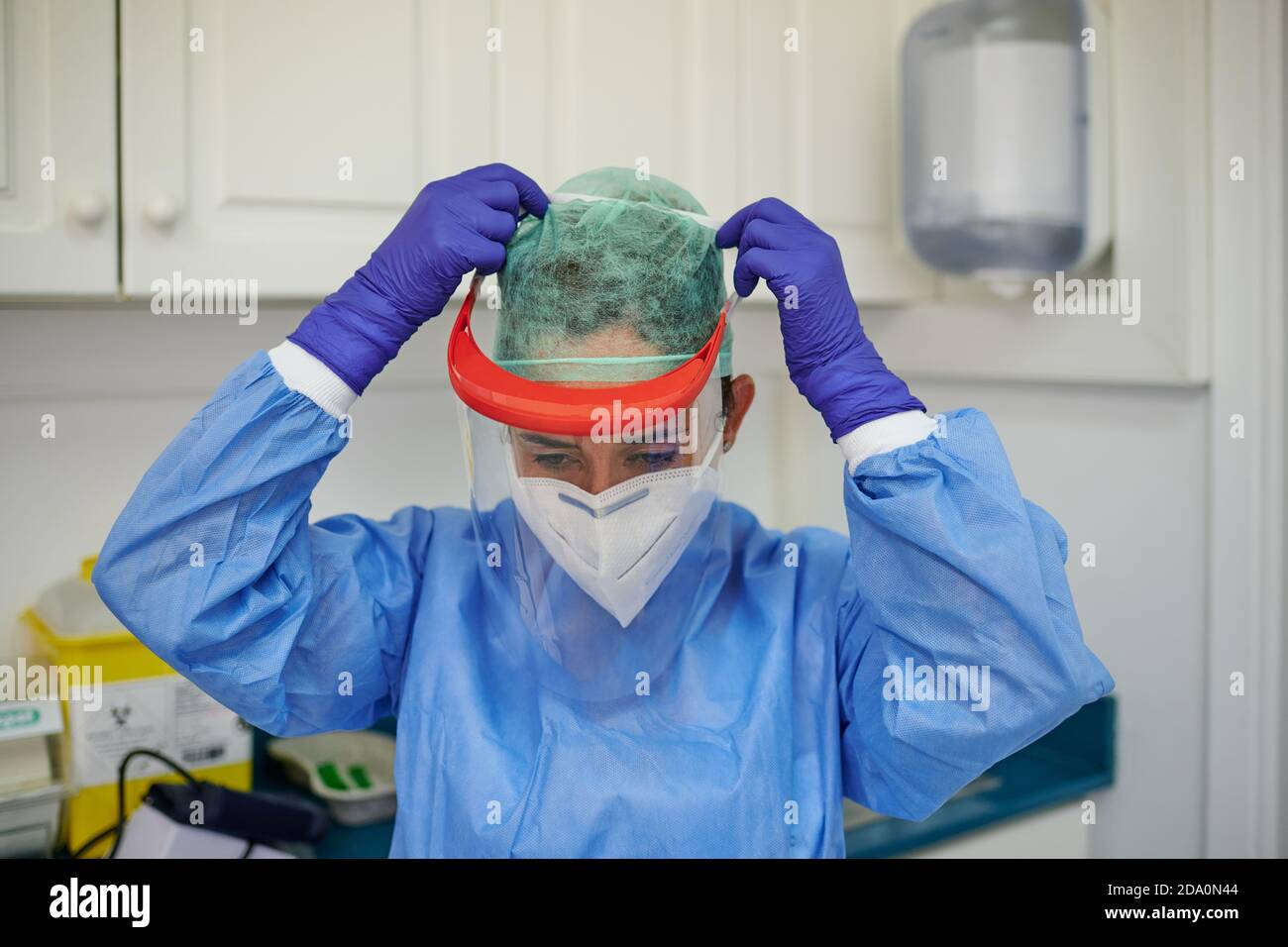 Prepare blue shield hi-res stock photography and images - Alamy