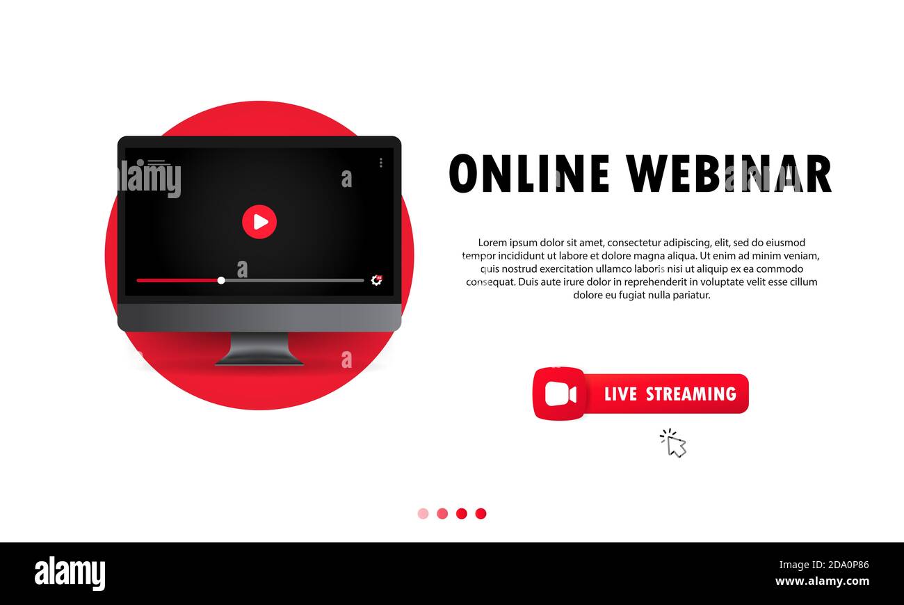 Live meeting background Stock Vector Images - Alamy