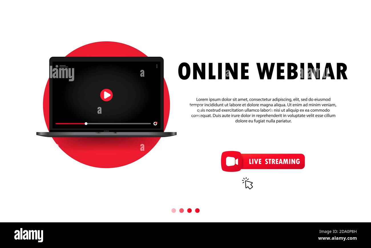 Virtual training lecture Stock Vector Images - Alamy