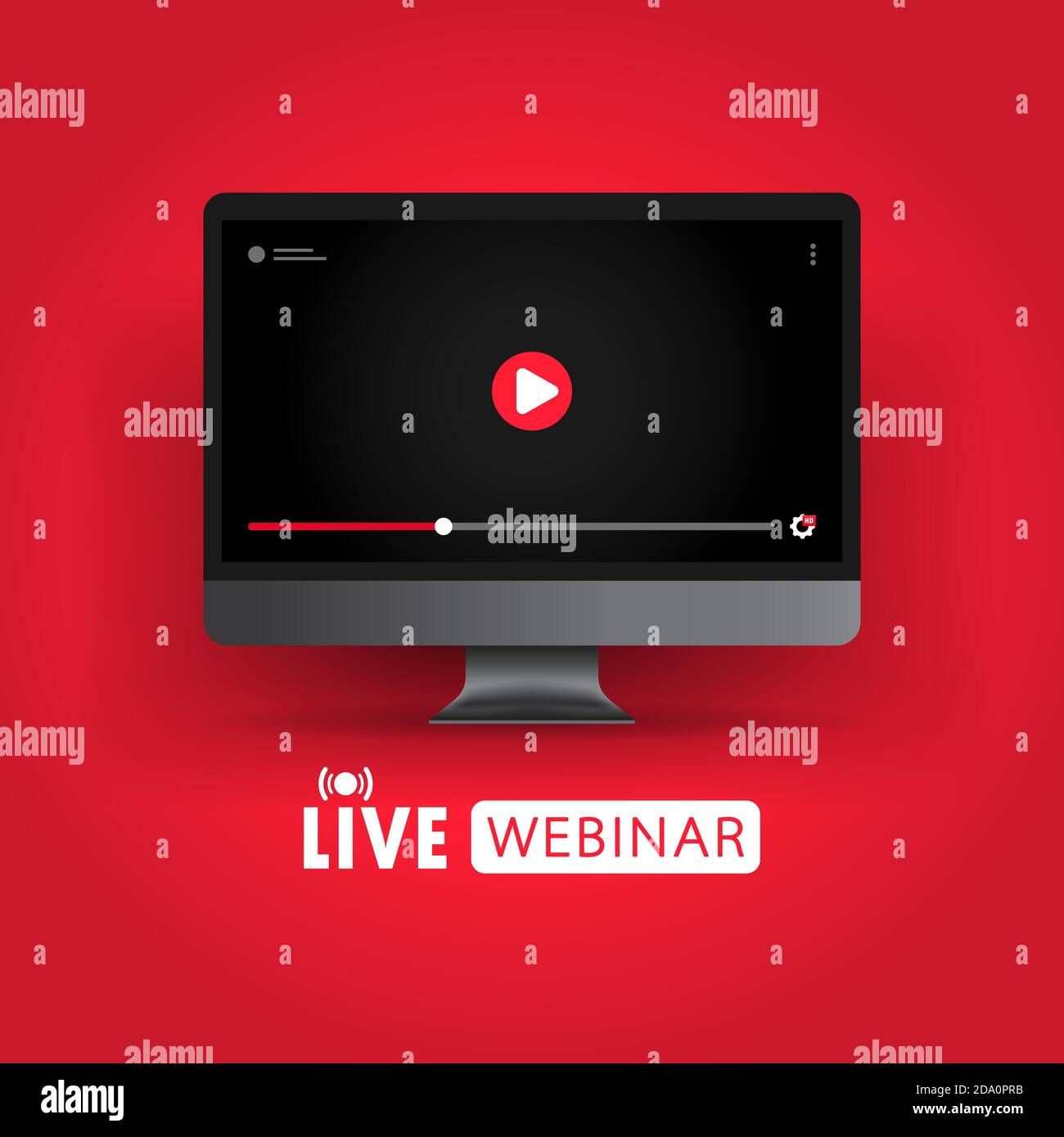 Live meeting background Stock Vector Images - Alamy