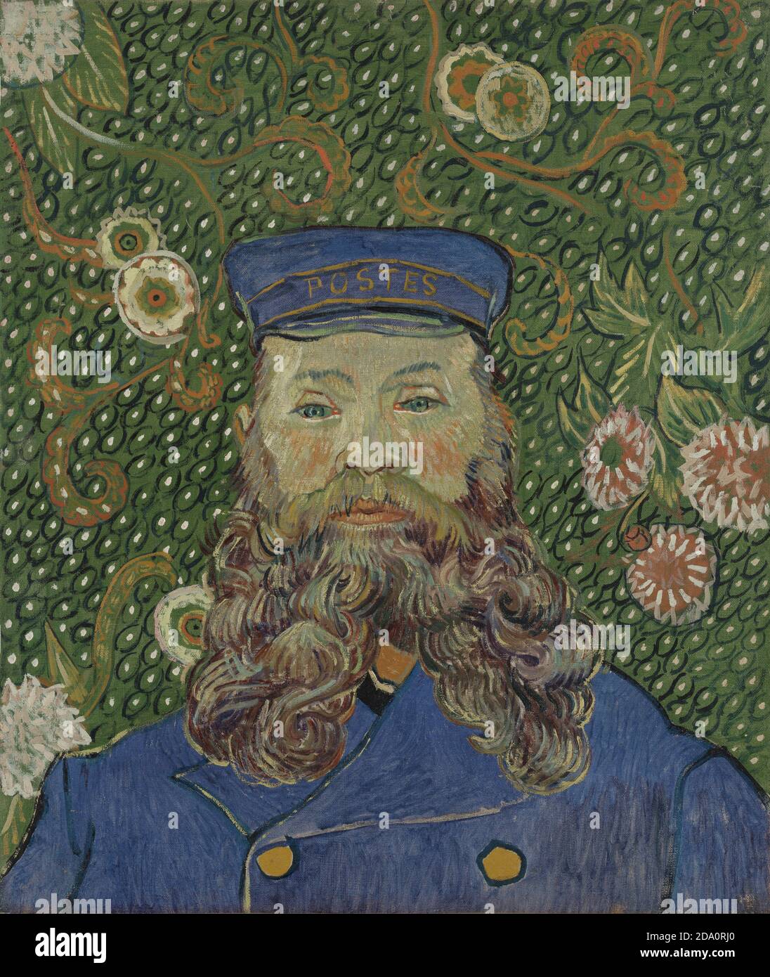 Portrait of Joseph Roulin – Art by Vincent Willem van Gogh Stock Photo ...