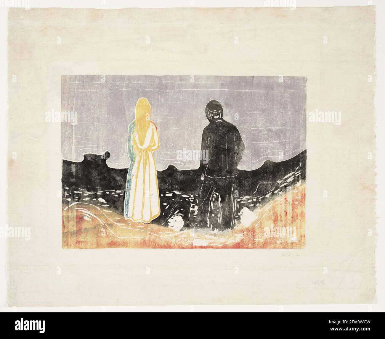 Edvard Munch – Two People. The Lonely Ones (To mennesker. De ensomme ...