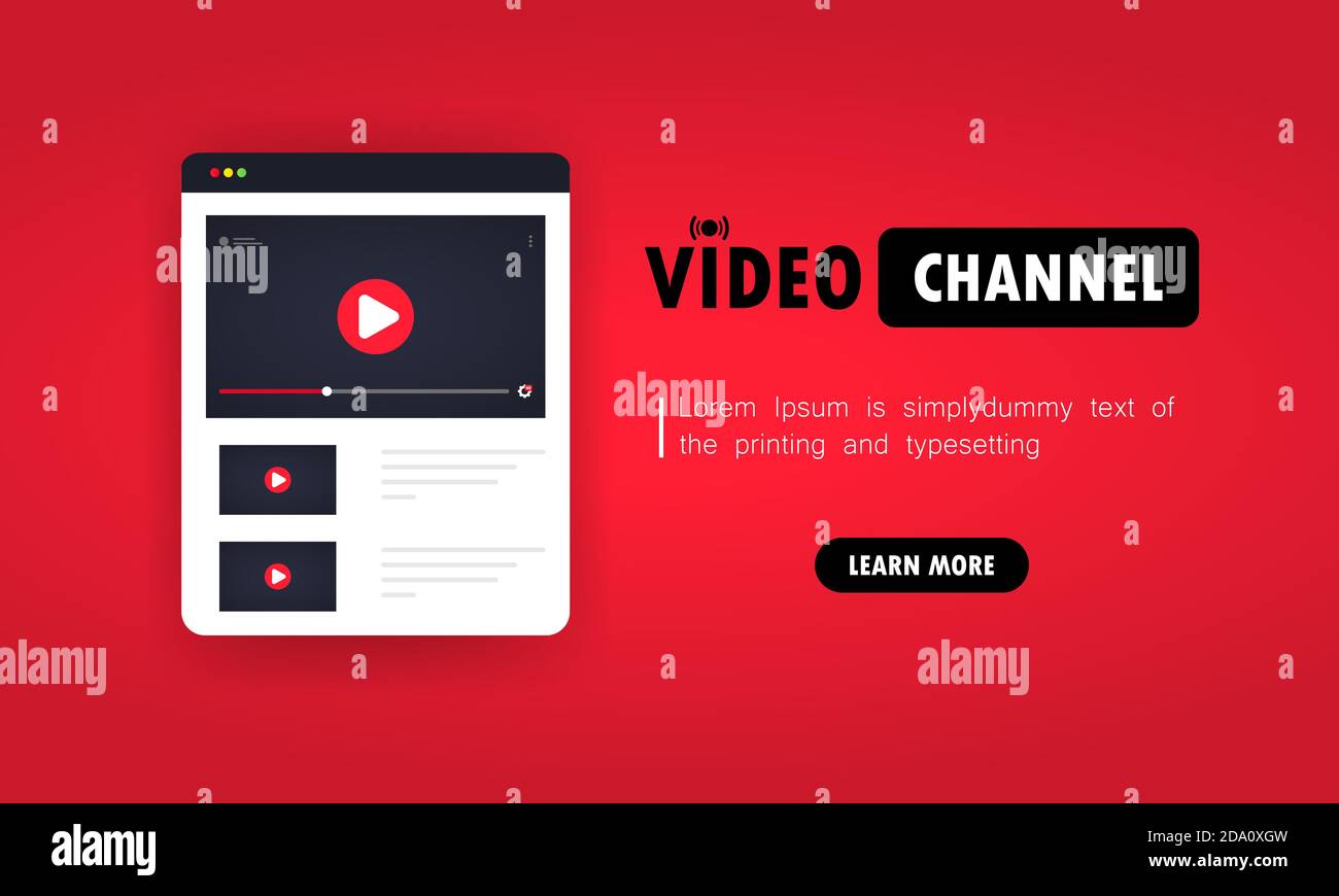 Video lesson icon training Stock Vector Images - Alamy