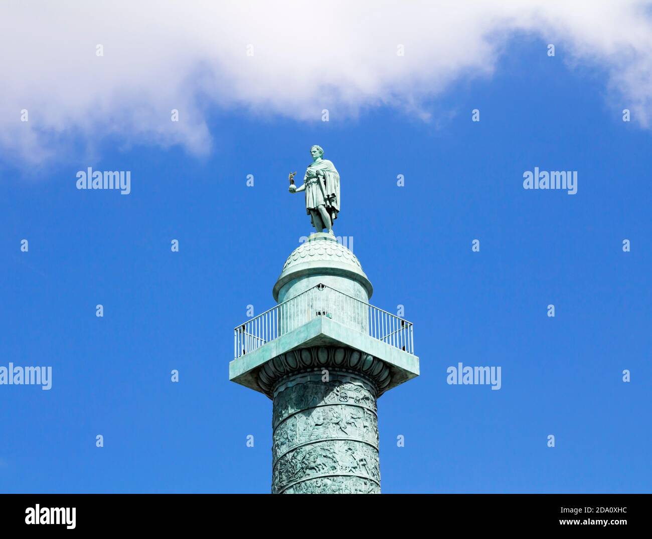 details of The Place Vendome Column in Paris Stock Photo - Alamy