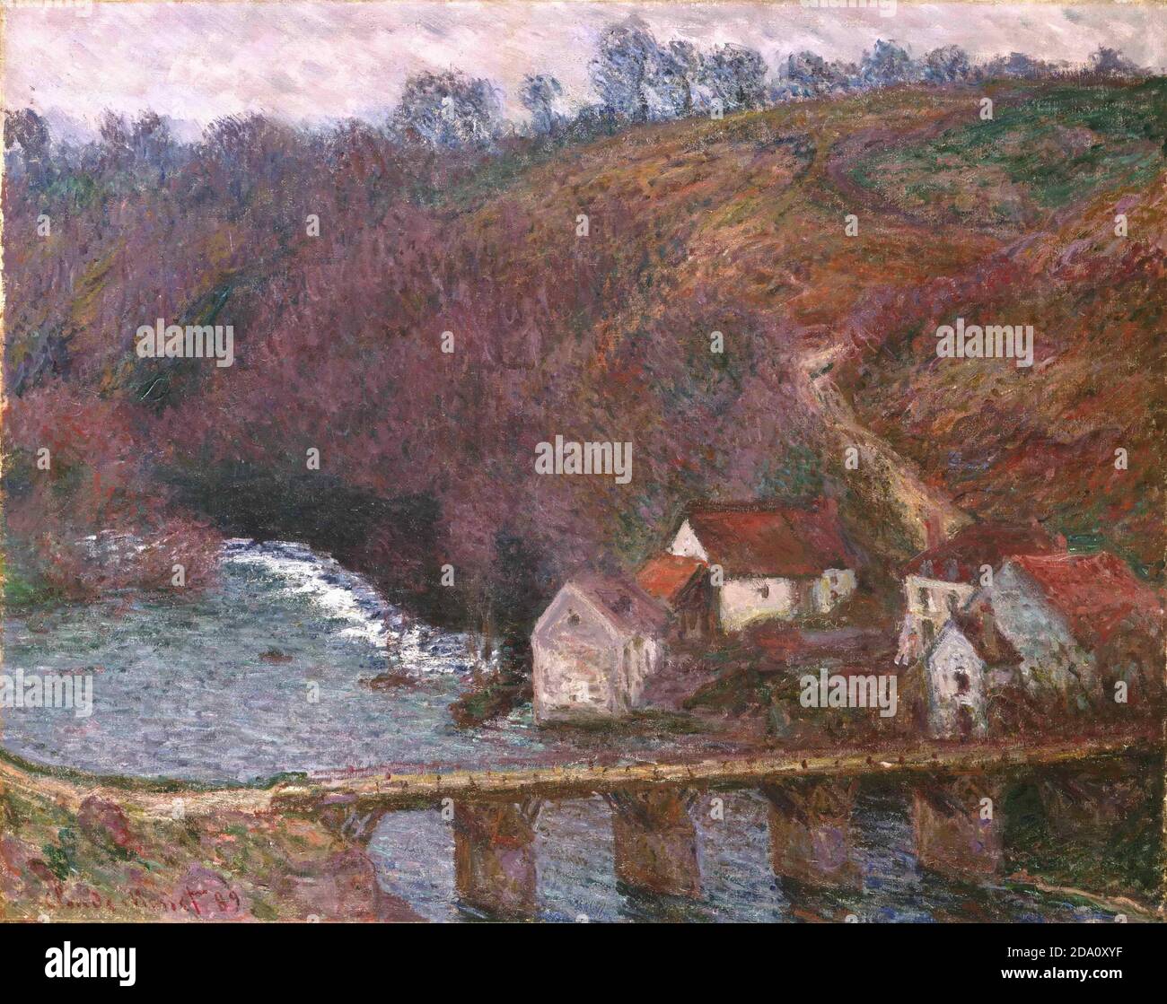 Claude Monet, French, 1840-1926 -- The Grande Creuse at Pont de Verry ...
