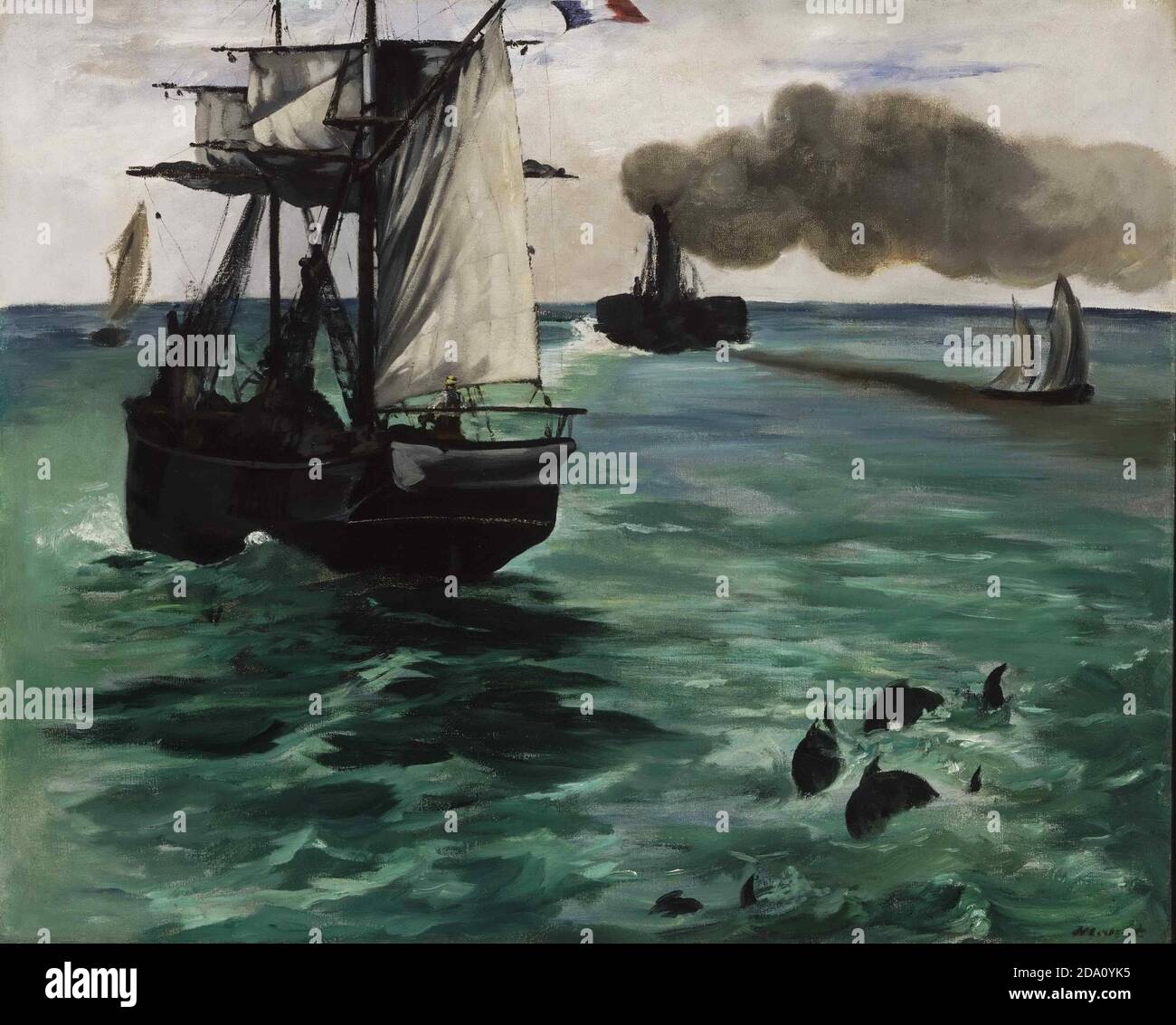 Edouard Manet, French, 1832-1883 -- Marine View Stock Photo - Alamy