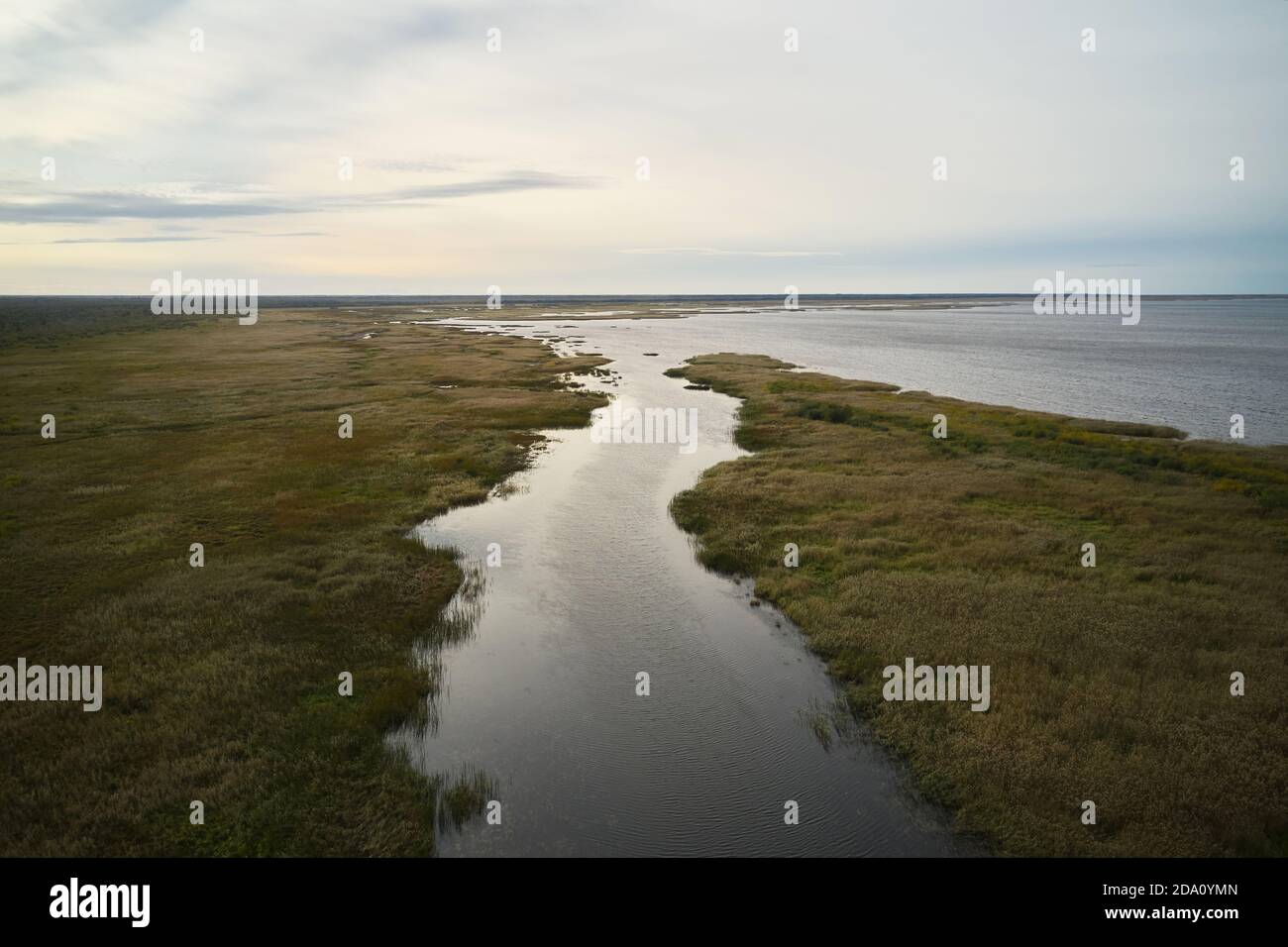 Stream flowing sea sunset hi-res stock photography and images - Alamy