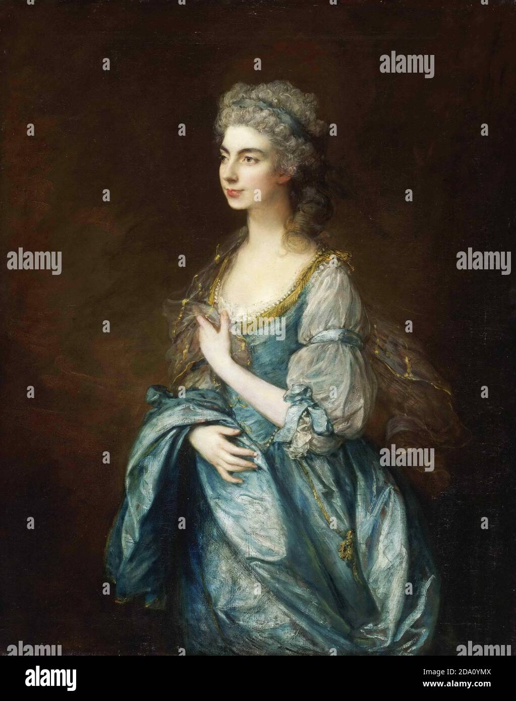 Thomas Gainsborough, English, 1727-1788 -- Portrait of Lady Rodney (nee ...