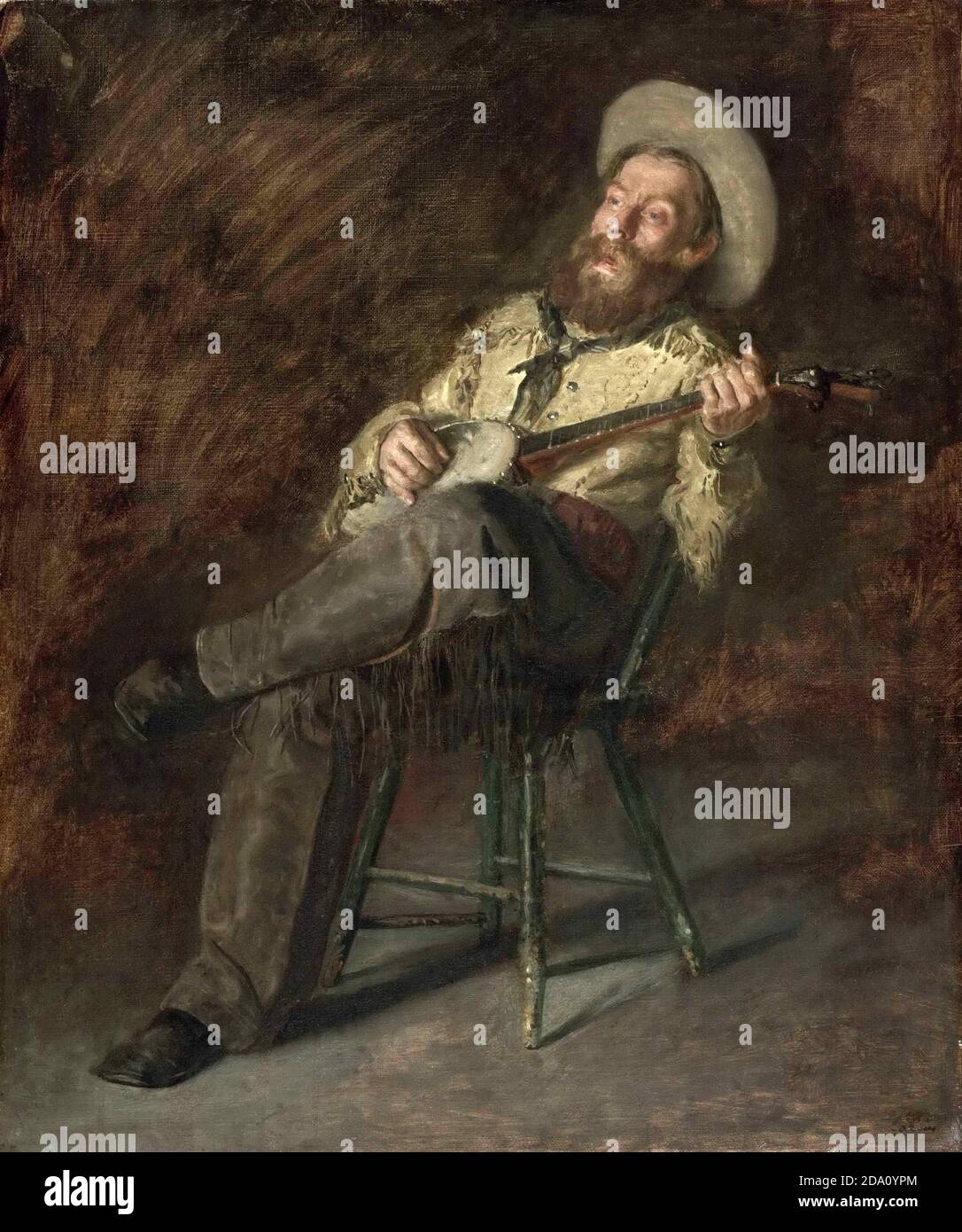 Thomas Eakins, American, 1844-1916 -- Cowboy Singing Stock Photo - Alamy