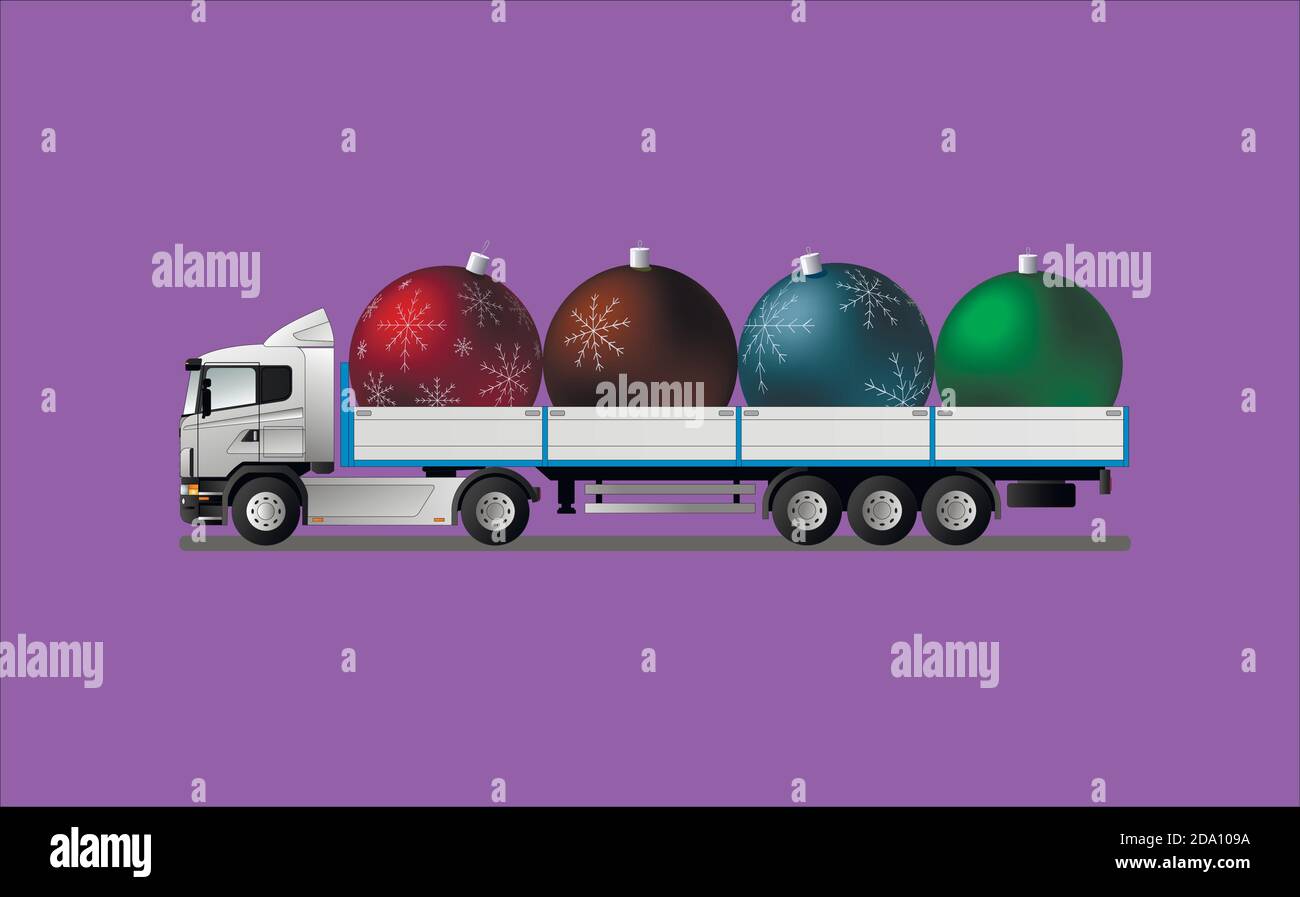 large Christmas tree decorations Stock Vector Image & Art - Alamy