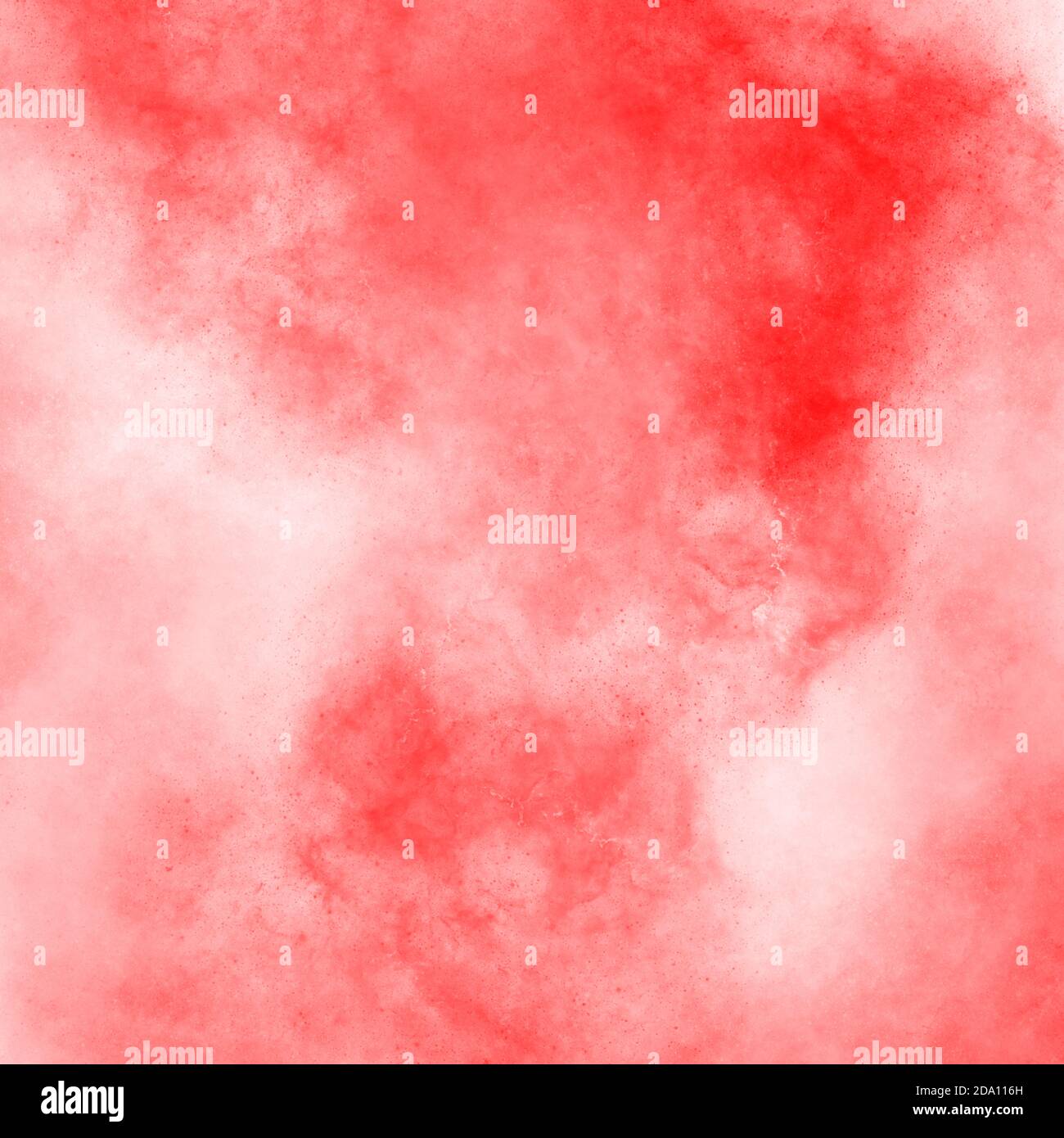 Red spots of watercolor paint of varying degrees of saturation ...