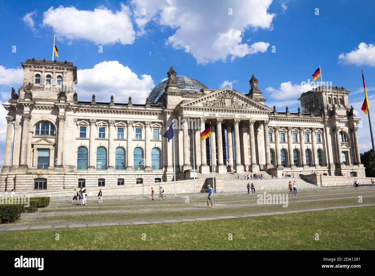 The Reichstag building in Berlin: German parliament Stock Photo - Alamy