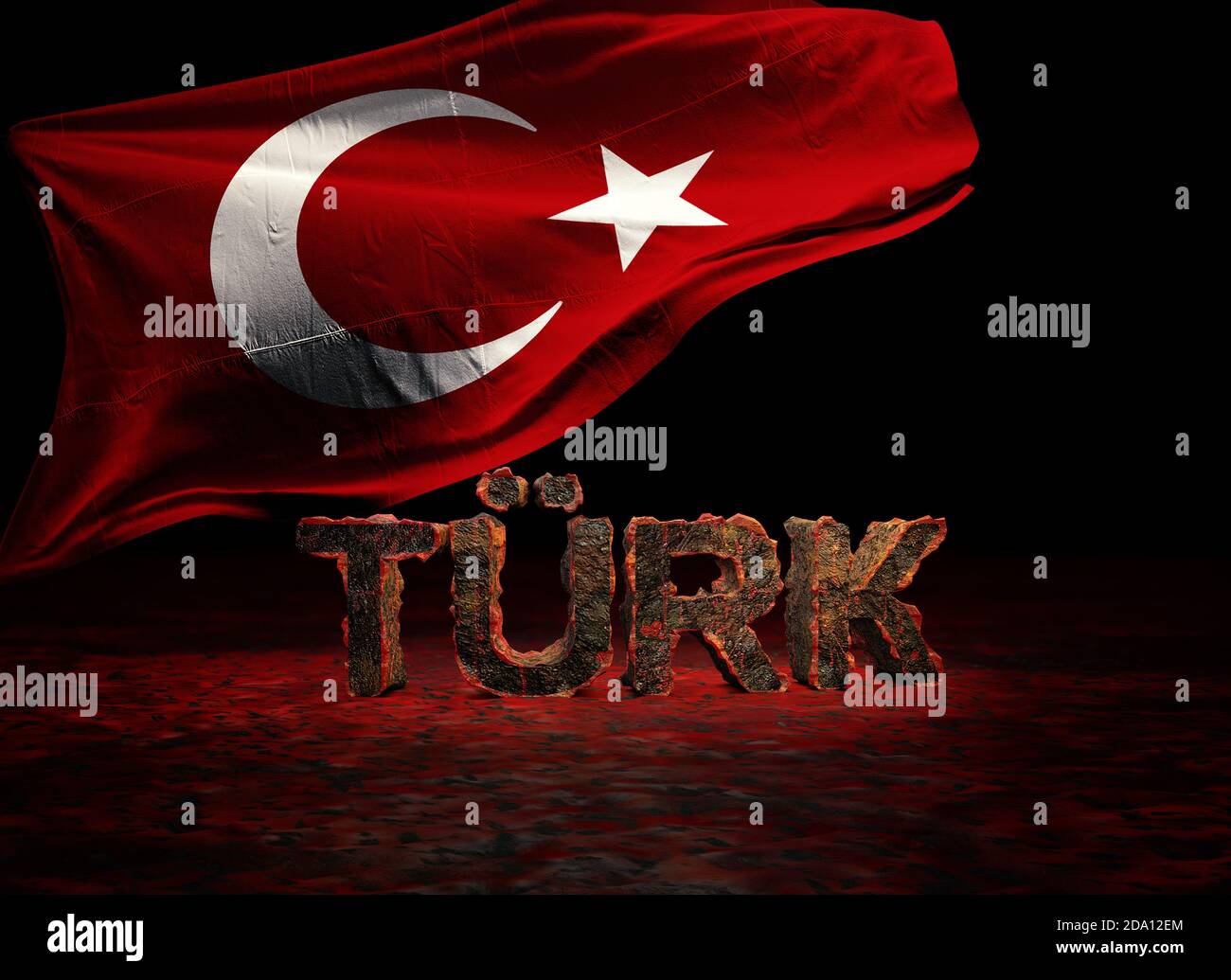 Turkey and Turkish Flag important days Stock Photo - Alamy