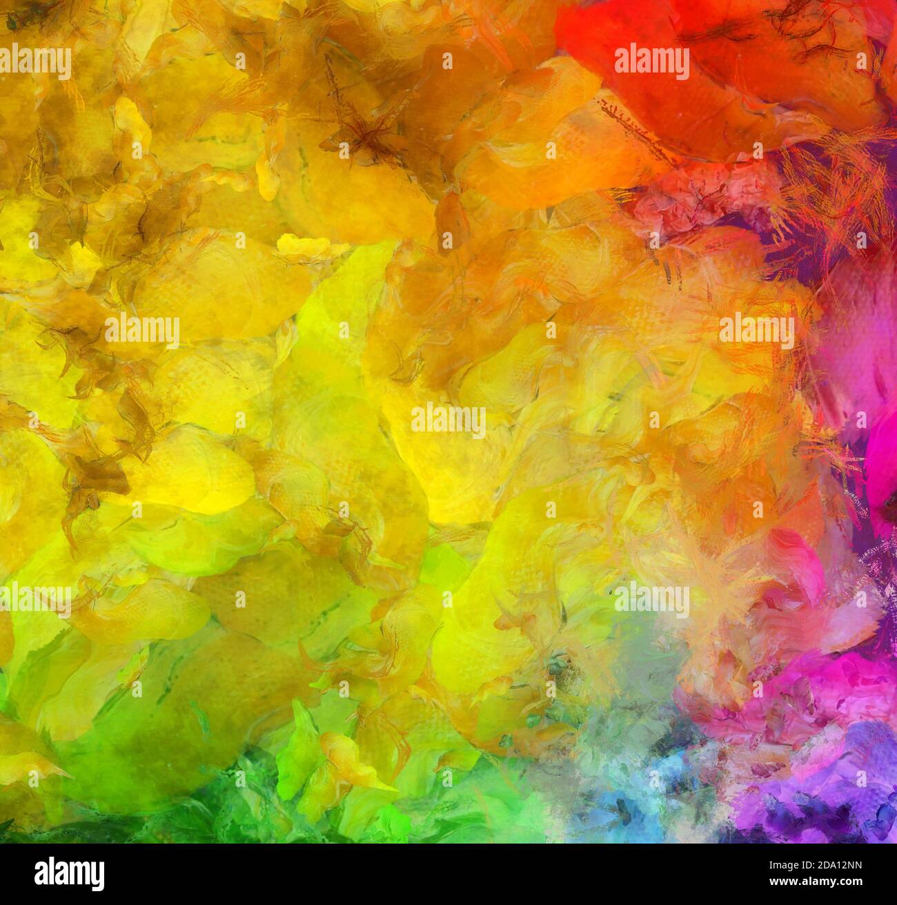 Bright Colorful Abstract Painting. 3D rendering Stock Photo - Alamy