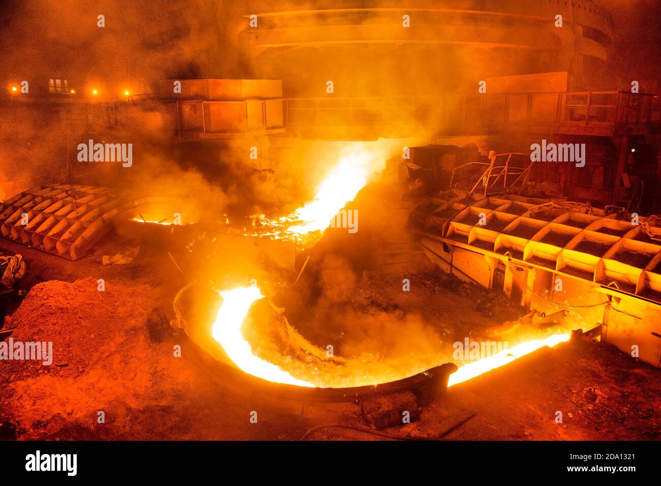 Blast furnace tapping hi-res stock photography and images - Alamy