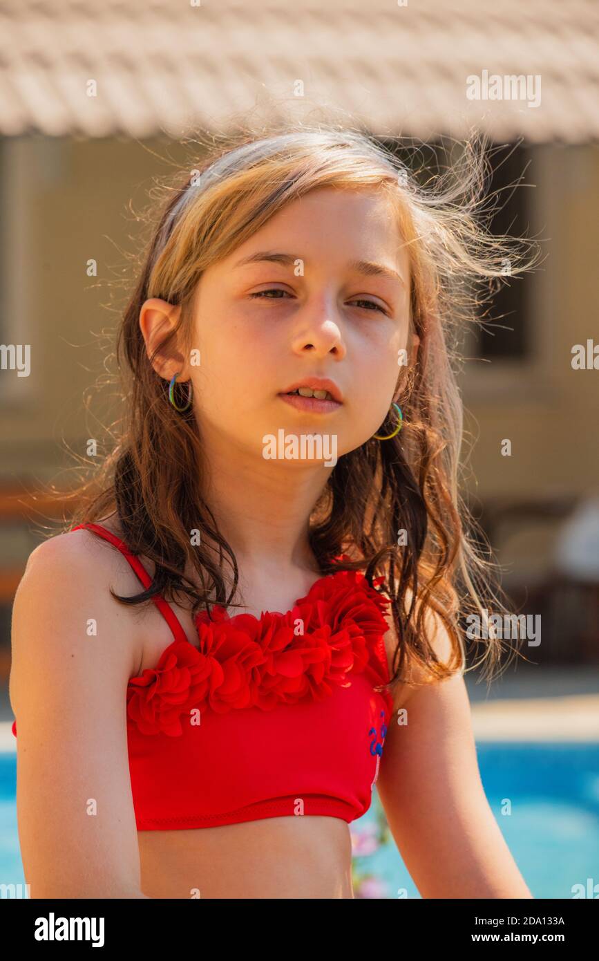 Cute Little Girl In Swimsuit Hi-res Stock Photography And, 48% OFF