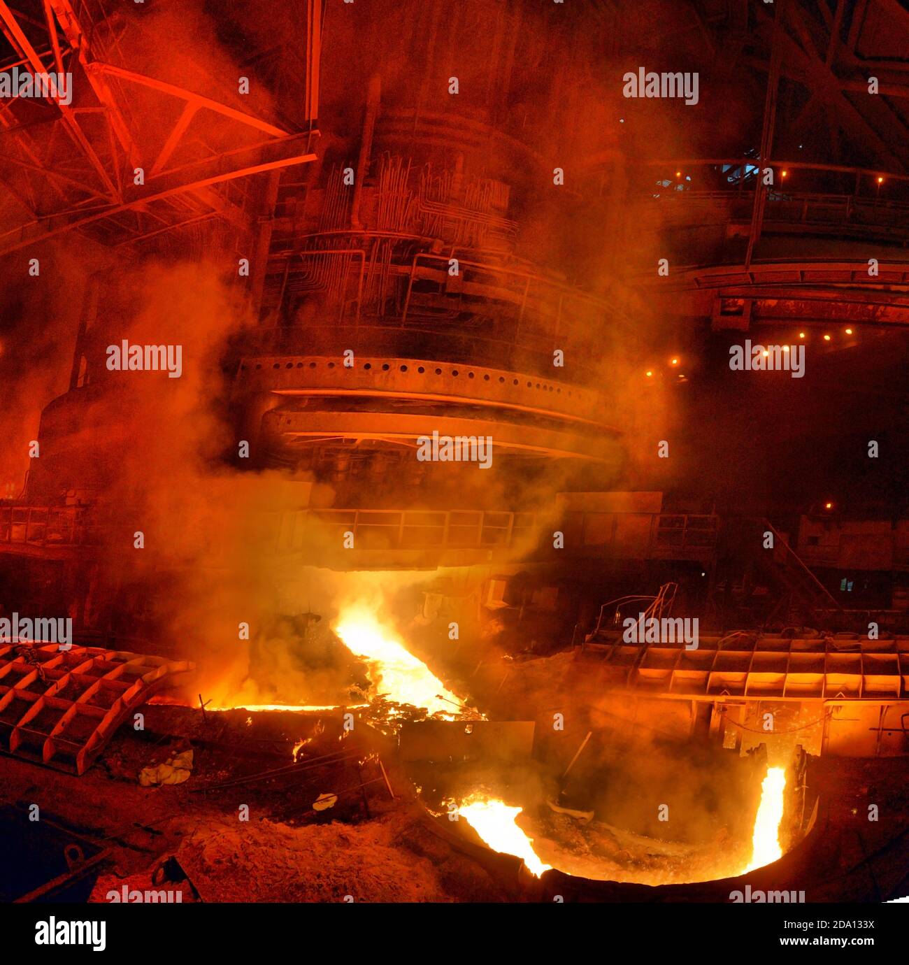 Blast furnace tapping hi-res stock photography and images - Alamy