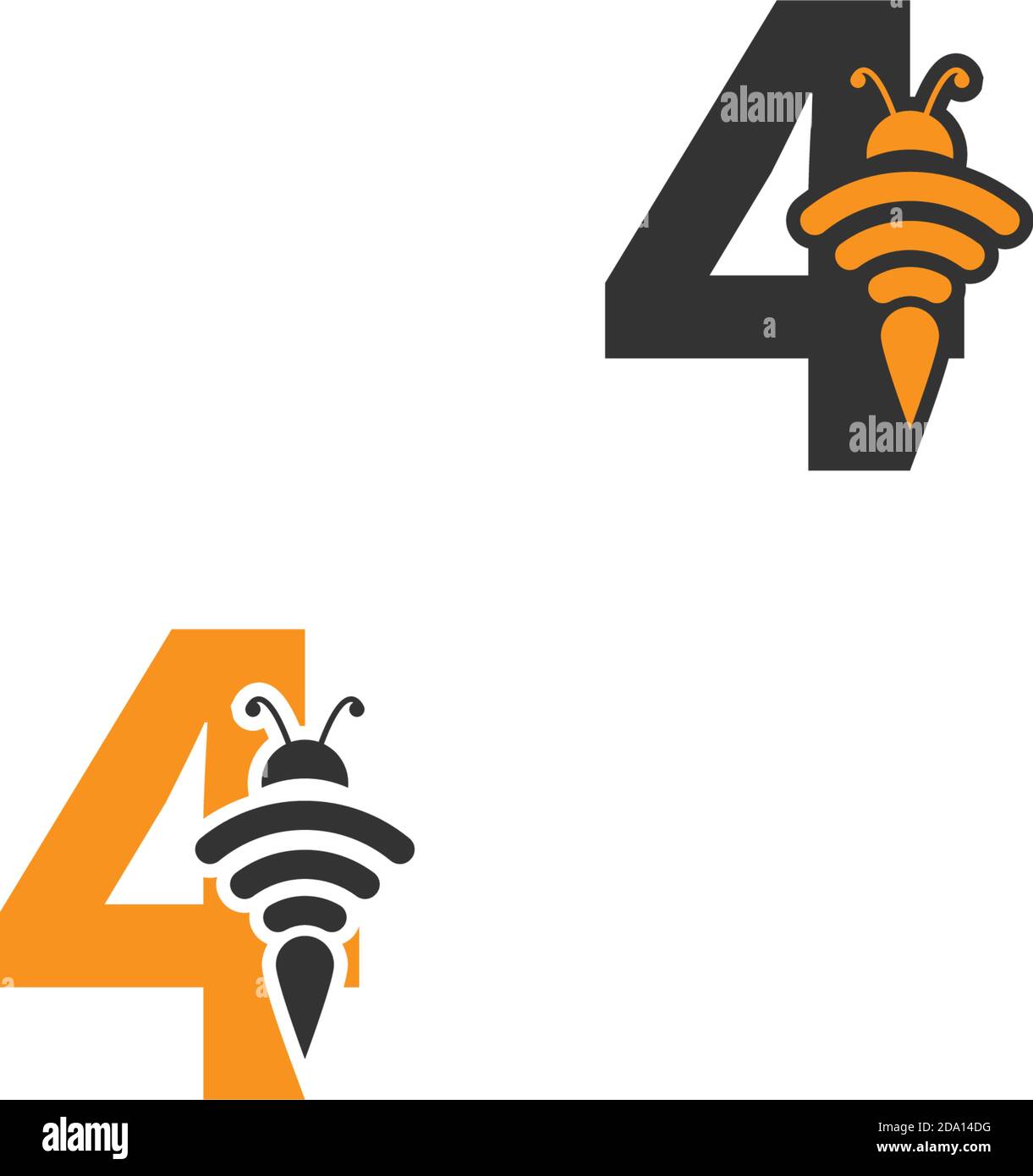 Number4 Stock Vector Images - Alamy