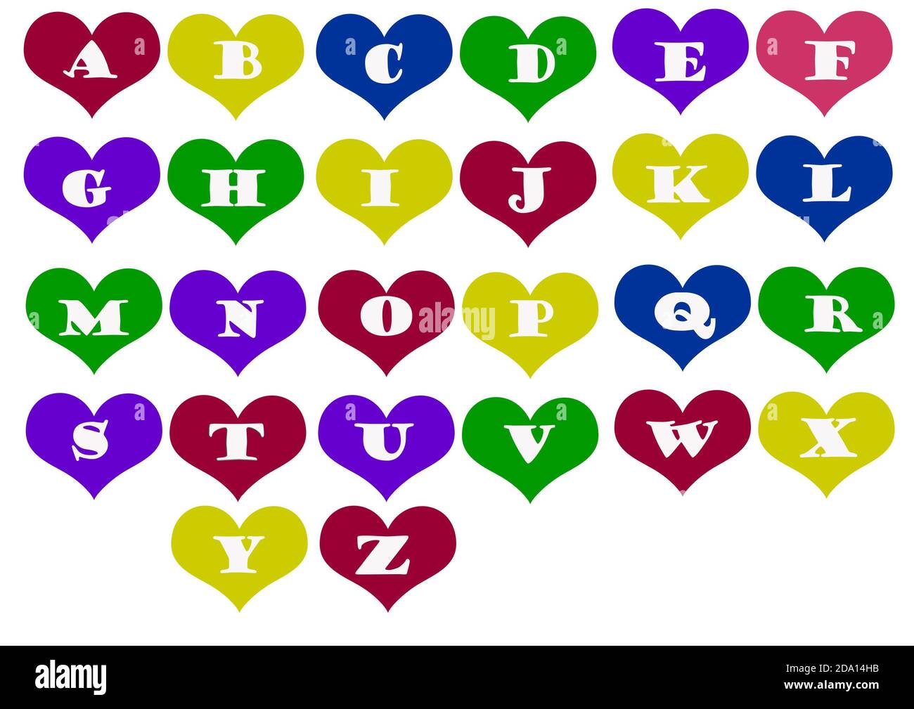 Heart sign font hi-res stock photography and images - Alamy
