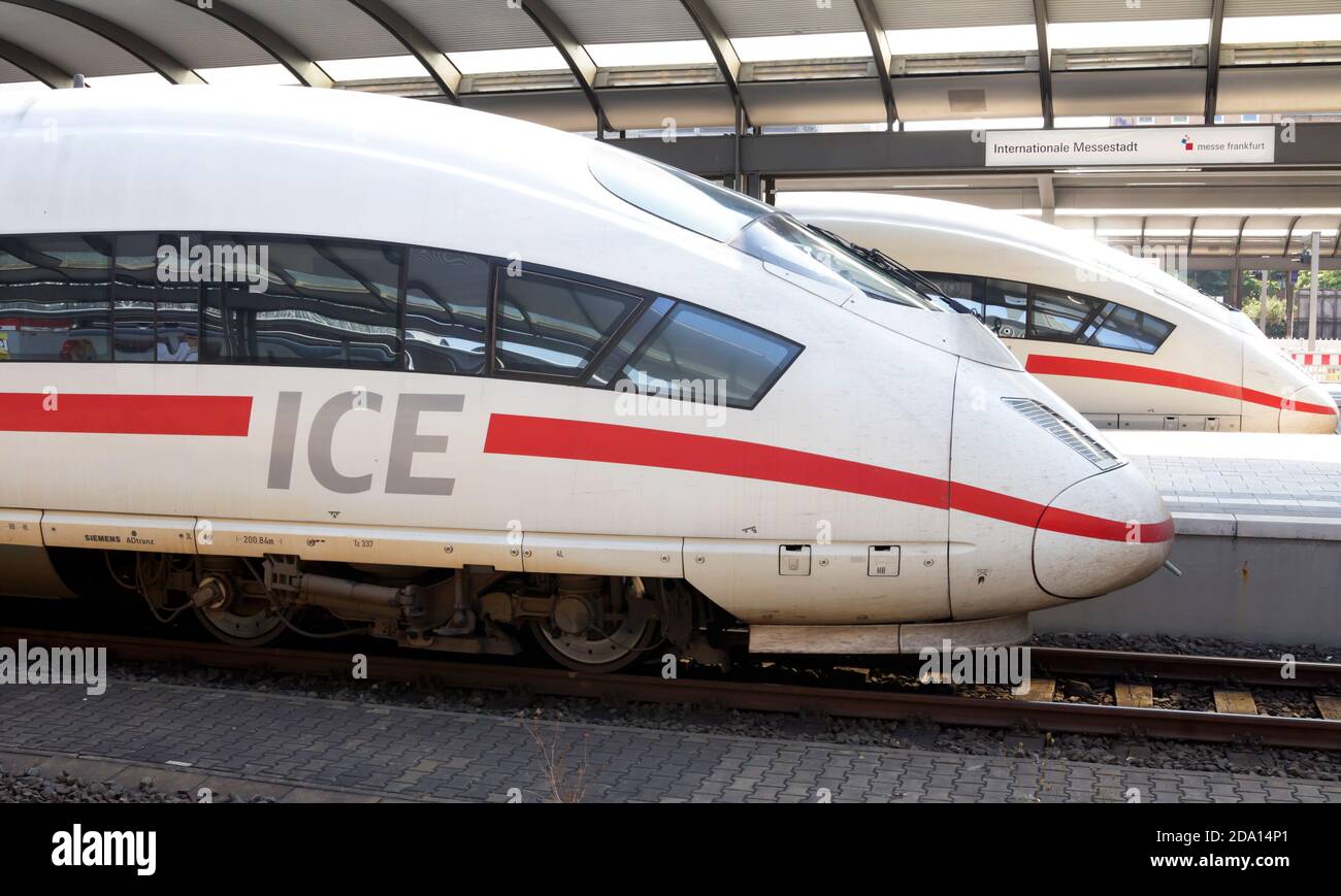 FRANKFURT, GERMANY : Inside the Frankfurt central station in Frankfurt ...
