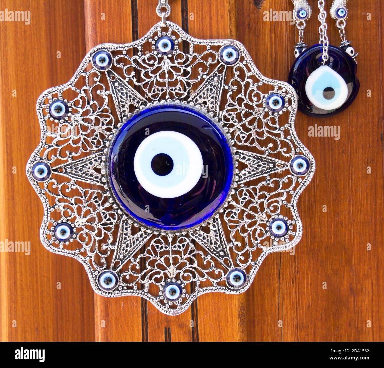 Decorative evil eye Amulet Stock Photo - Alamy