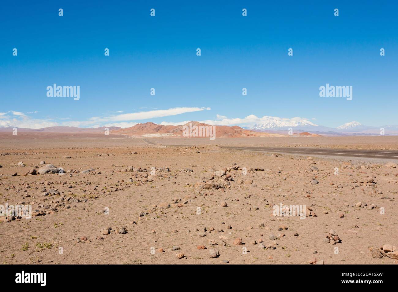 San pedro de Atacama desert landscape, Chile. Andes landscape Stock ...