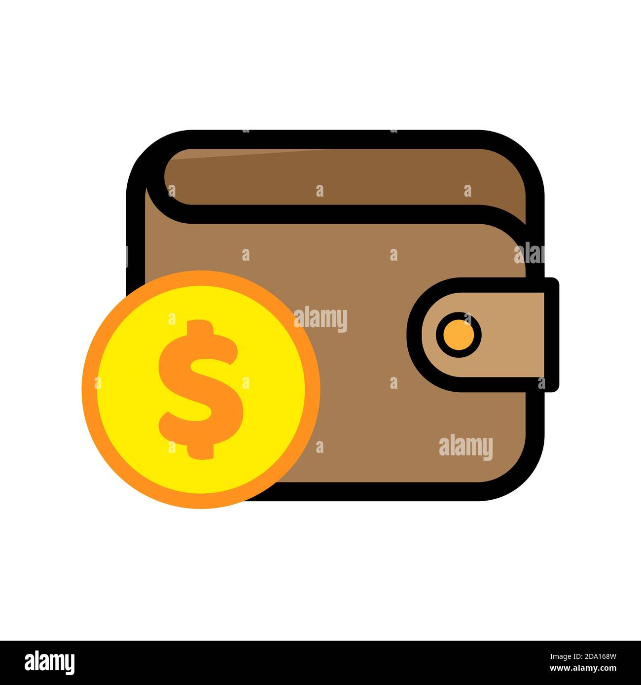 Wallet icon financial concept design vector illustration Stock Vector ...
