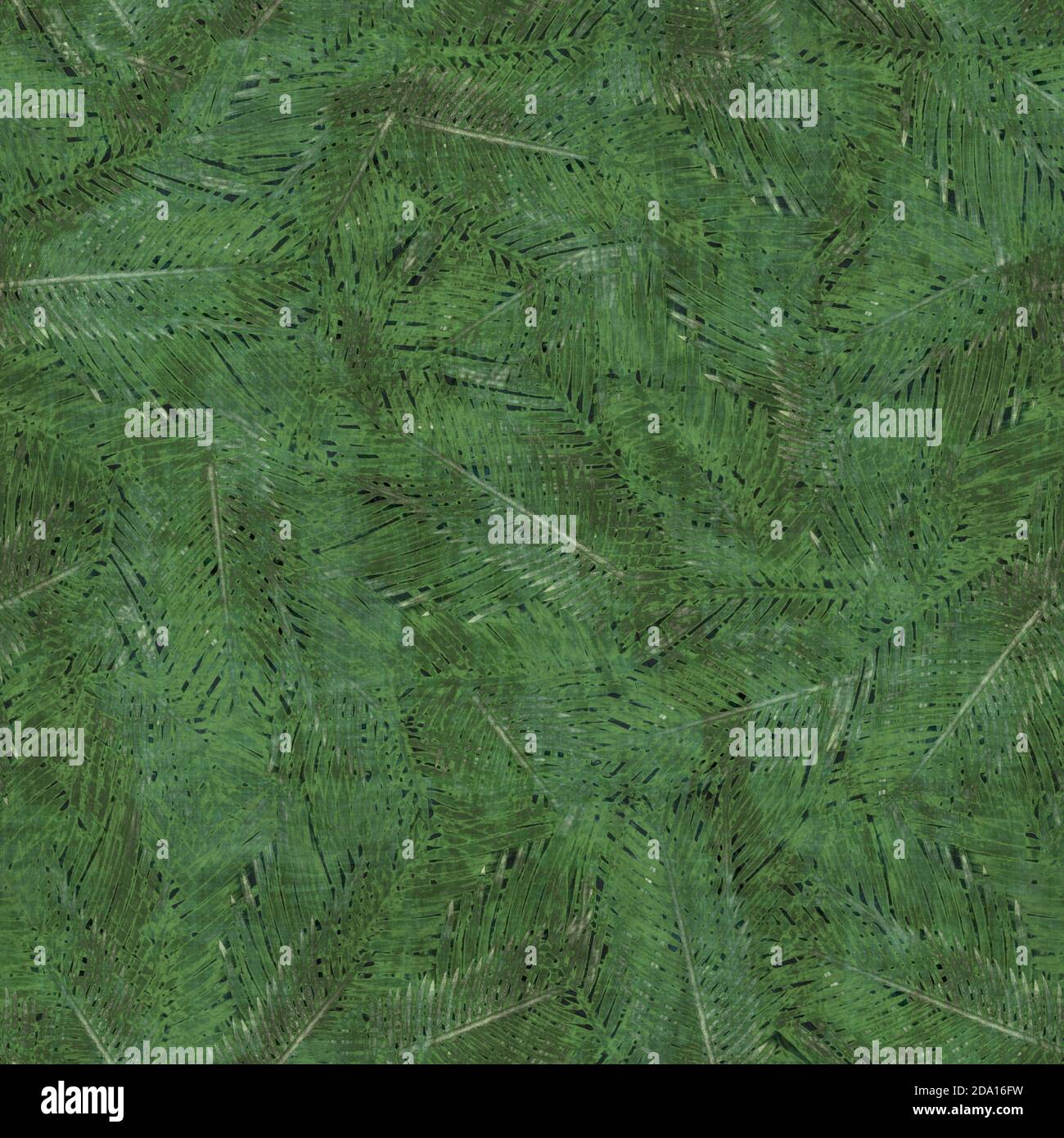 Green tropical palm tree leaves seamless pattern Stock Photo - Alamy