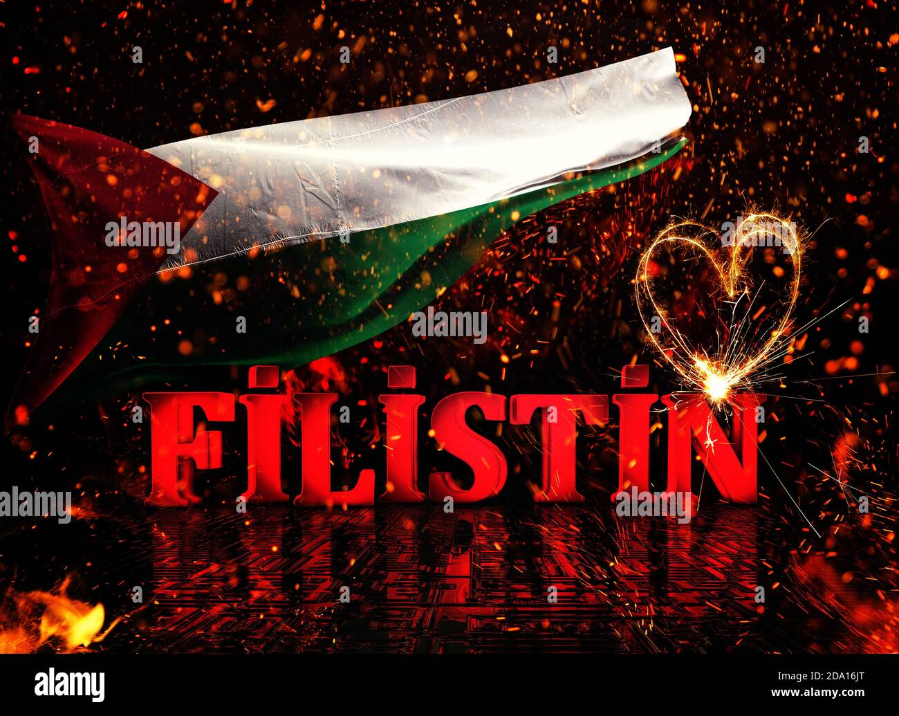Palestine Flag - Palestine Background Stock Photo - Alamy