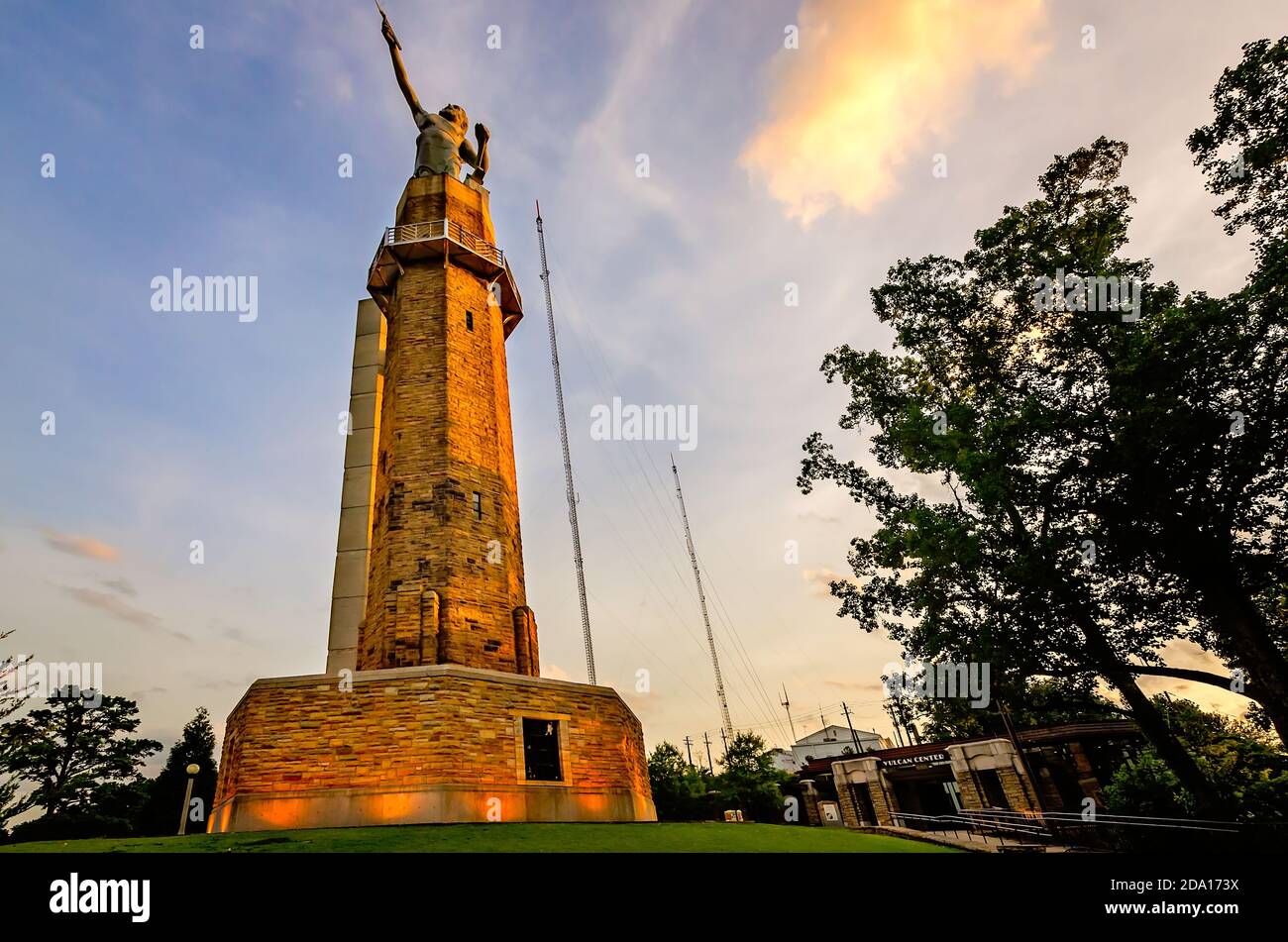 The Vulcan statue is pictured in Vulcan Park in Birmingham, Alabama ...
