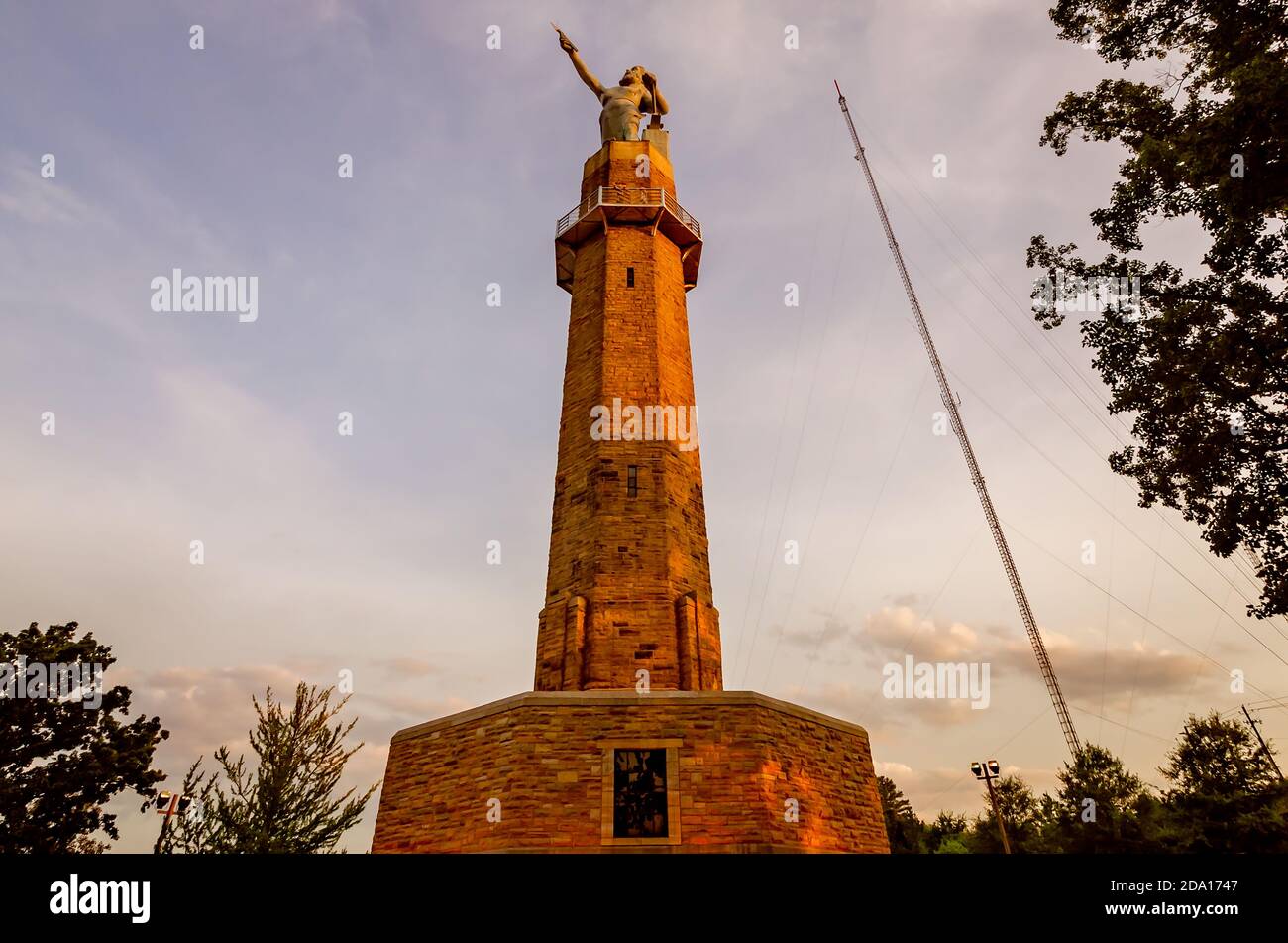 The Vulcan statue is pictured in Vulcan Park in Birmingham, Alabama ...