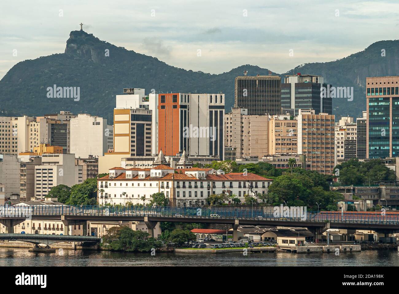Rio de Janeiro, Brazil - December 22, 2008: El Centro district high ...
