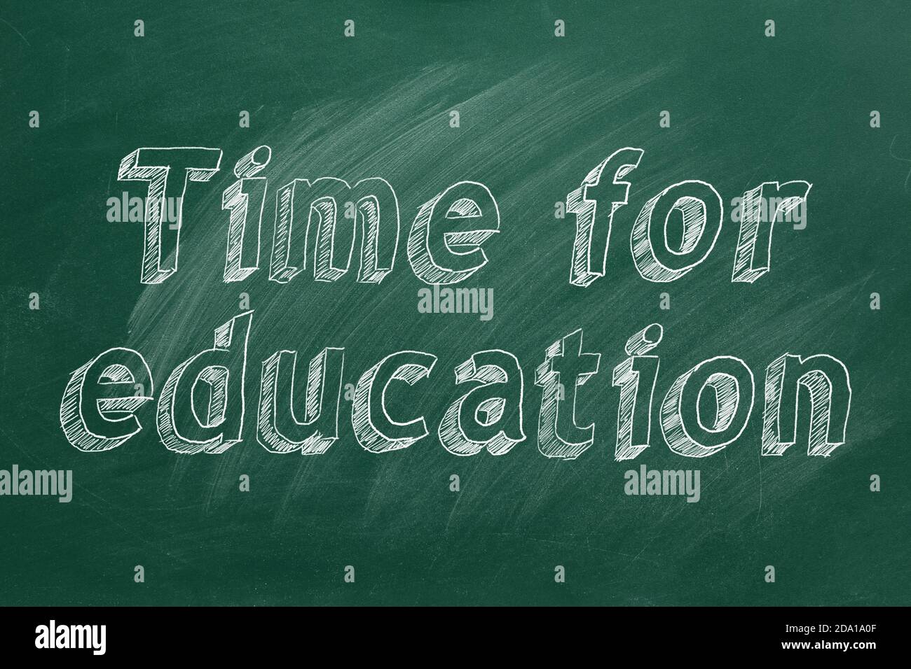 Hand drawing time education hi-res stock photography and images - Alamy