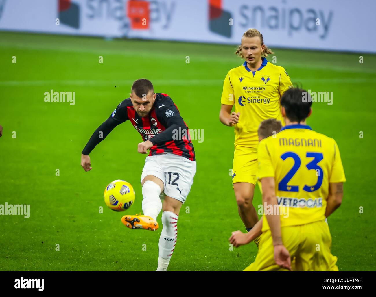 Ante Rebic of AC Milan during the Serie A 2020/21 match between AC ...