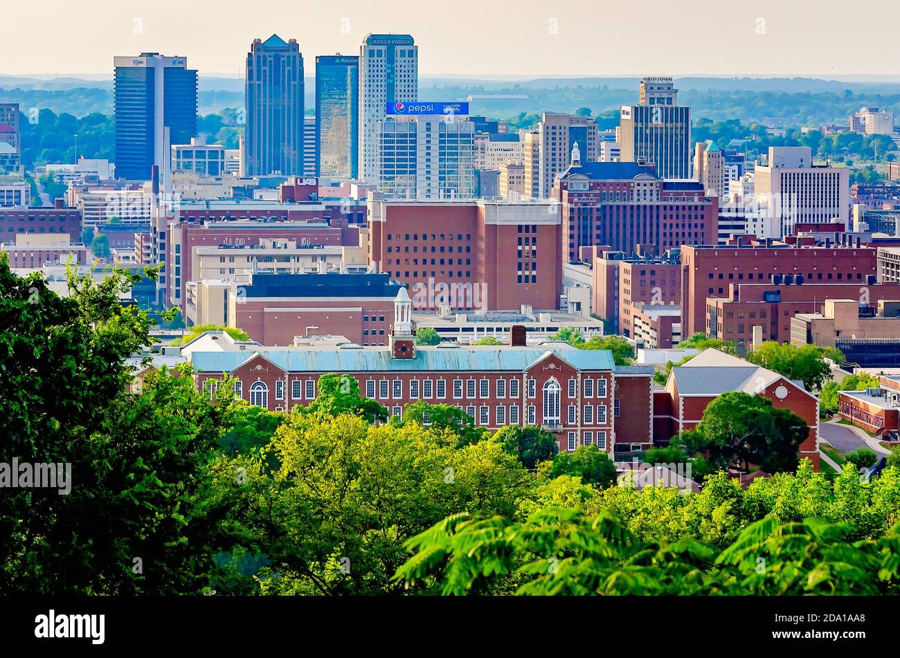 Vulcan statue aerial hi-res stock photography and images - Alamy