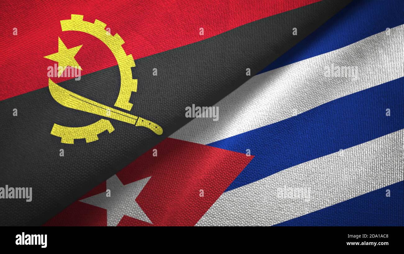 Angola cuba flag hi-res stock photography and images - Alamy