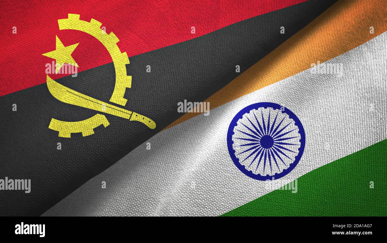 Angola india flag hi-res stock photography and images - Alamy
