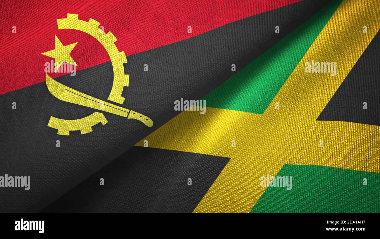 Angola jamaica flag hi-res stock photography and images - Alamy