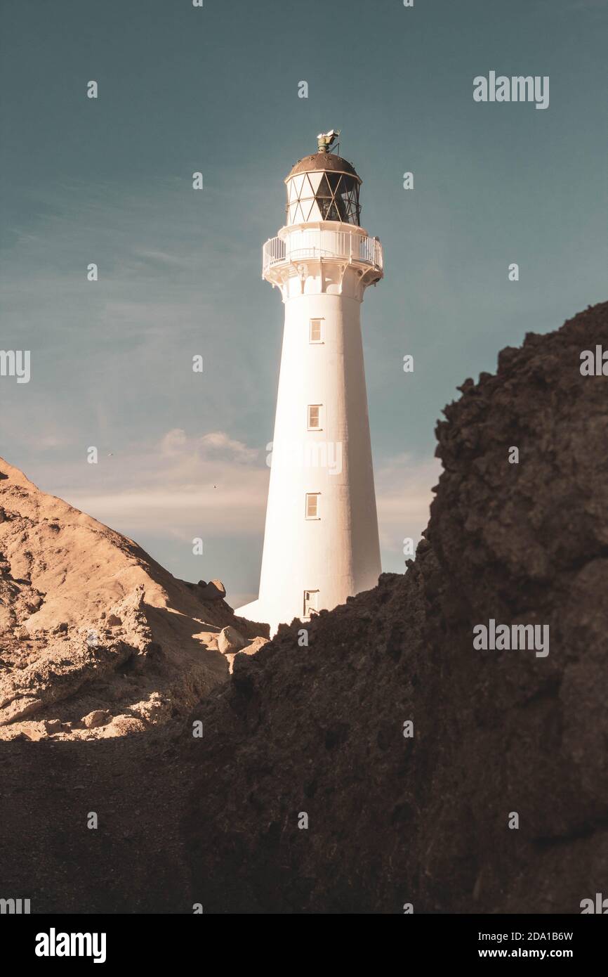 Castle Point Lighthouse, New Zealand Stock Photo - Alamy
