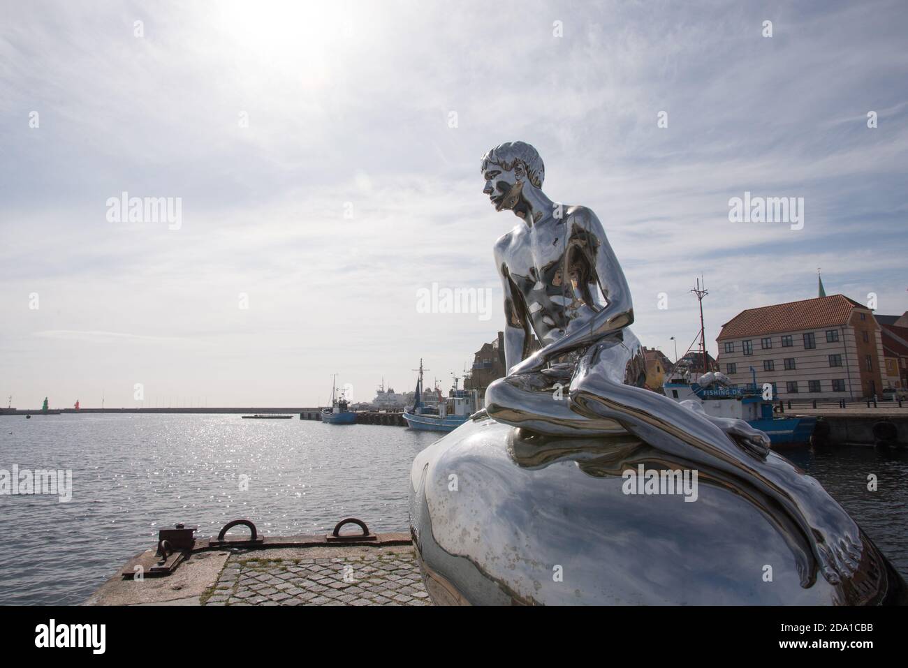 At Helsingör harbour there sits a brother of the Little Mermaid of ...